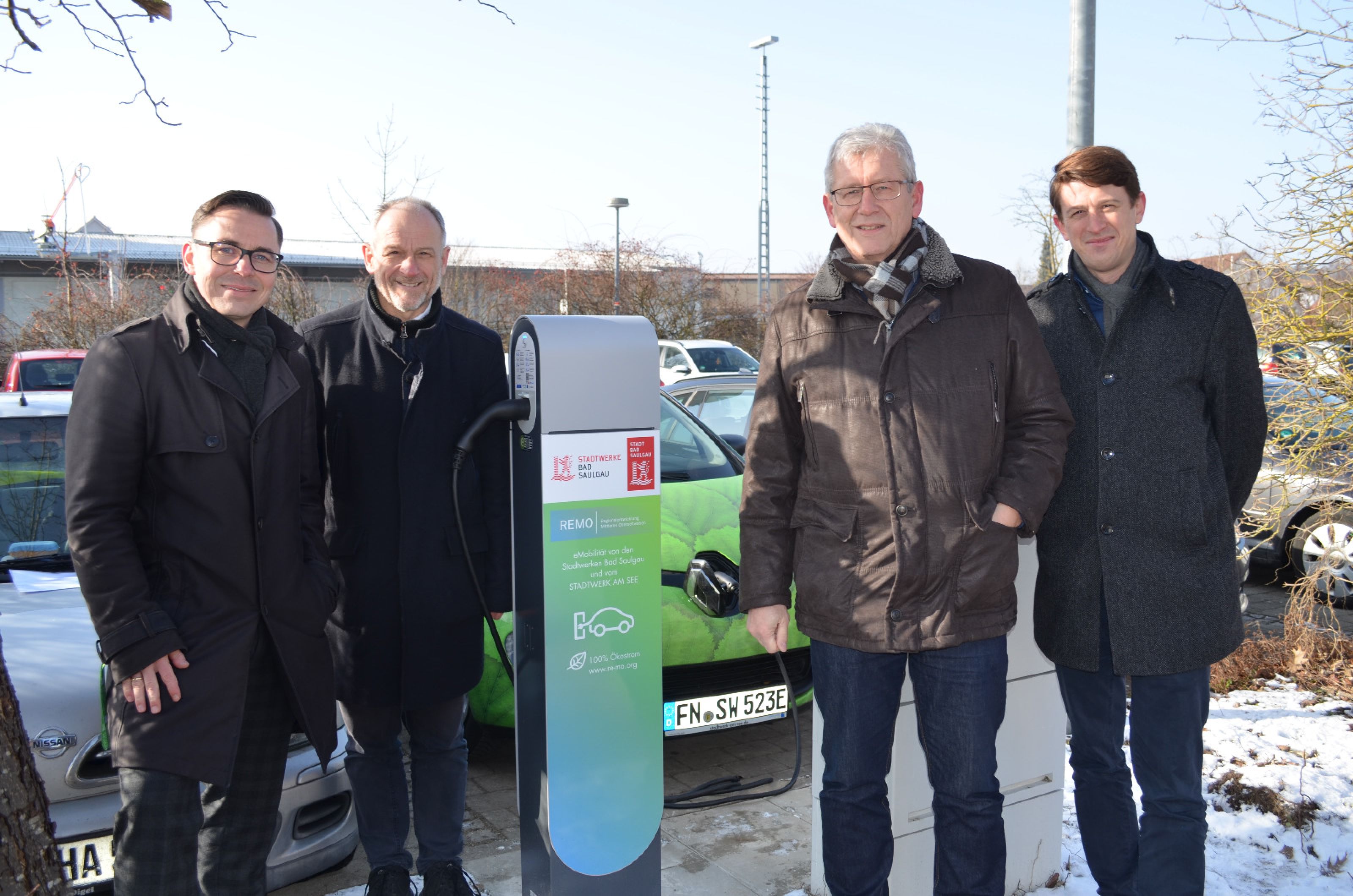 Stadtwerke Bad Saulgau :: Vier neue Elektro-Ladestationen in Bad Saulgau